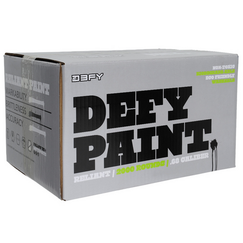 Paintballs Glow In The Dark DEFY Cal .68 | Valkiria Tactical