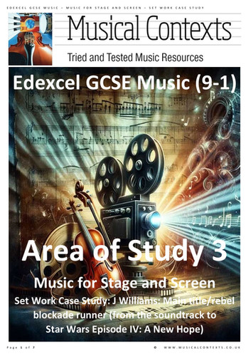 Edexcel GCSE Music (9-1) Star Wars Set Work Case Study | Musical Contexts
