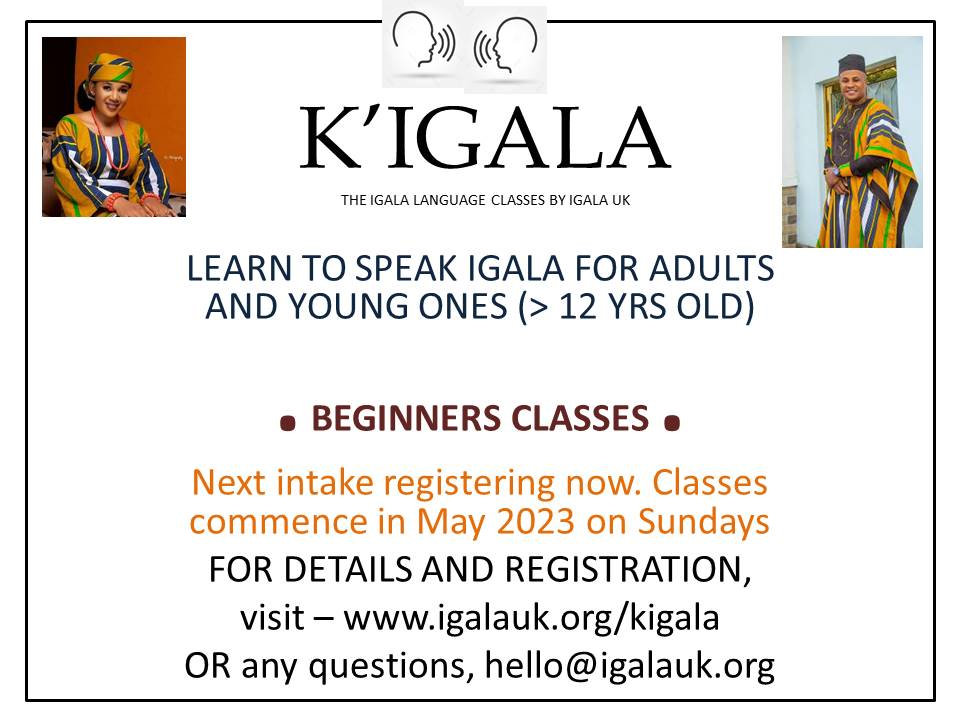 K'IGALA BEGINNER'S CLASSES