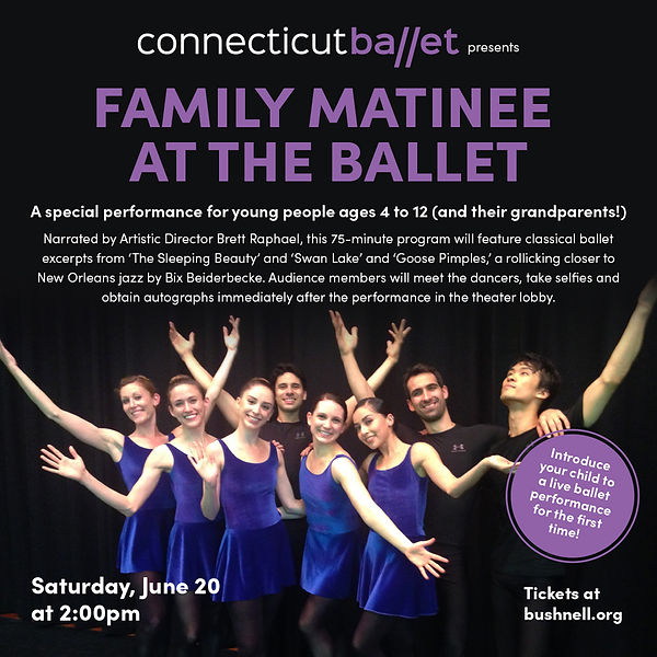 Family Matinee at the Ballet | Connecticut Ballet
