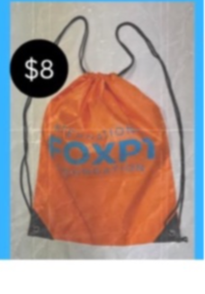 Draw string back pack | FOXP1 Foundation