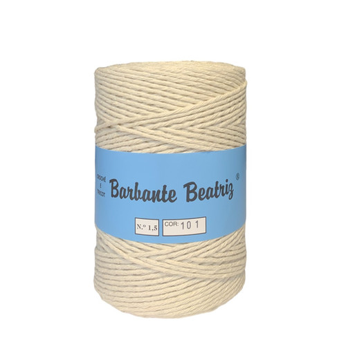 Barbante Beatriz 1.5 - Cru (101) | libelinhas.pt