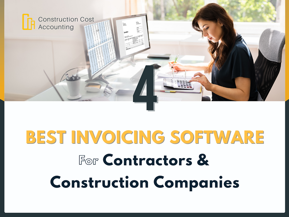 4 Best Invoicing Software for Contractors and Construction Companies [2023 Updated]