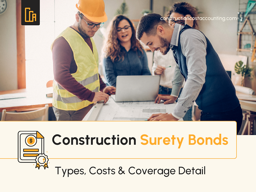 Navigating Construction Surety Bonds: Types, Costs & Coverage