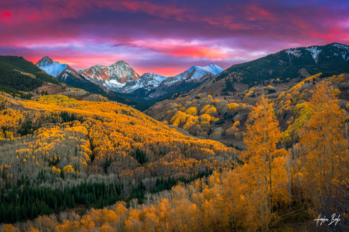 Capitol Peak Fall Sunset | Hayden Boyle