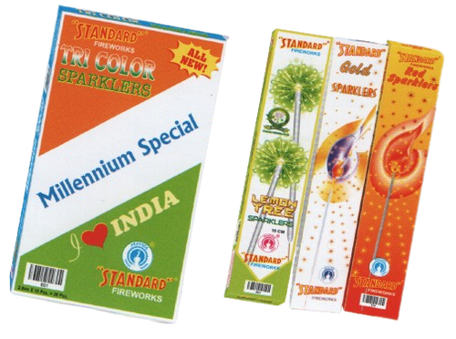 Tri Colour Sparklers | Standard Fireworks