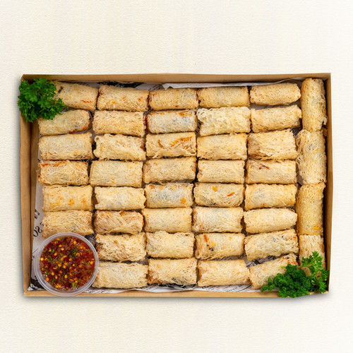 Vegetable Netted Sping Rolls | JMT Catering