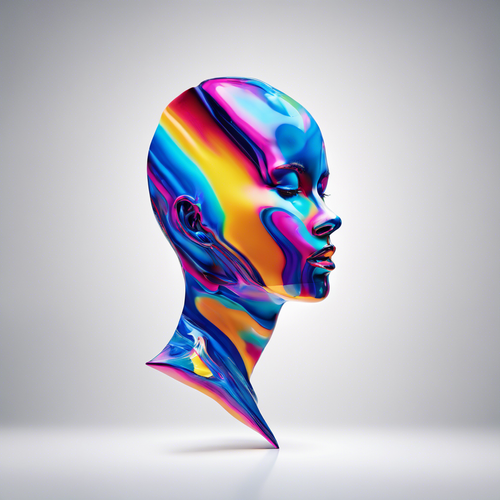 Abstract Portrait Digital Art Print | Artistic Resolution