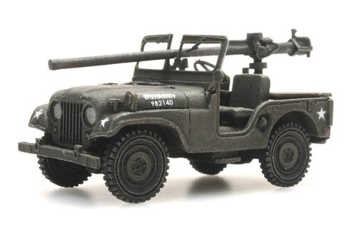 US M38 Jeep + 106mm AT Gun 1949–1952 | Friedli Modellbau