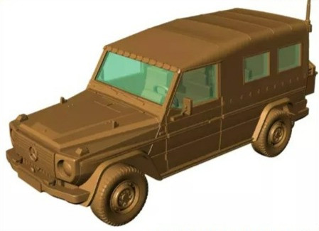 MB Wolf langer Radstand mit Planenverdeck | Friedli Modellbau