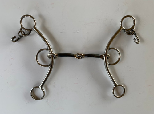 Ed & Martha Wright 2-Piece Smooth Bit | Slash W Ranch