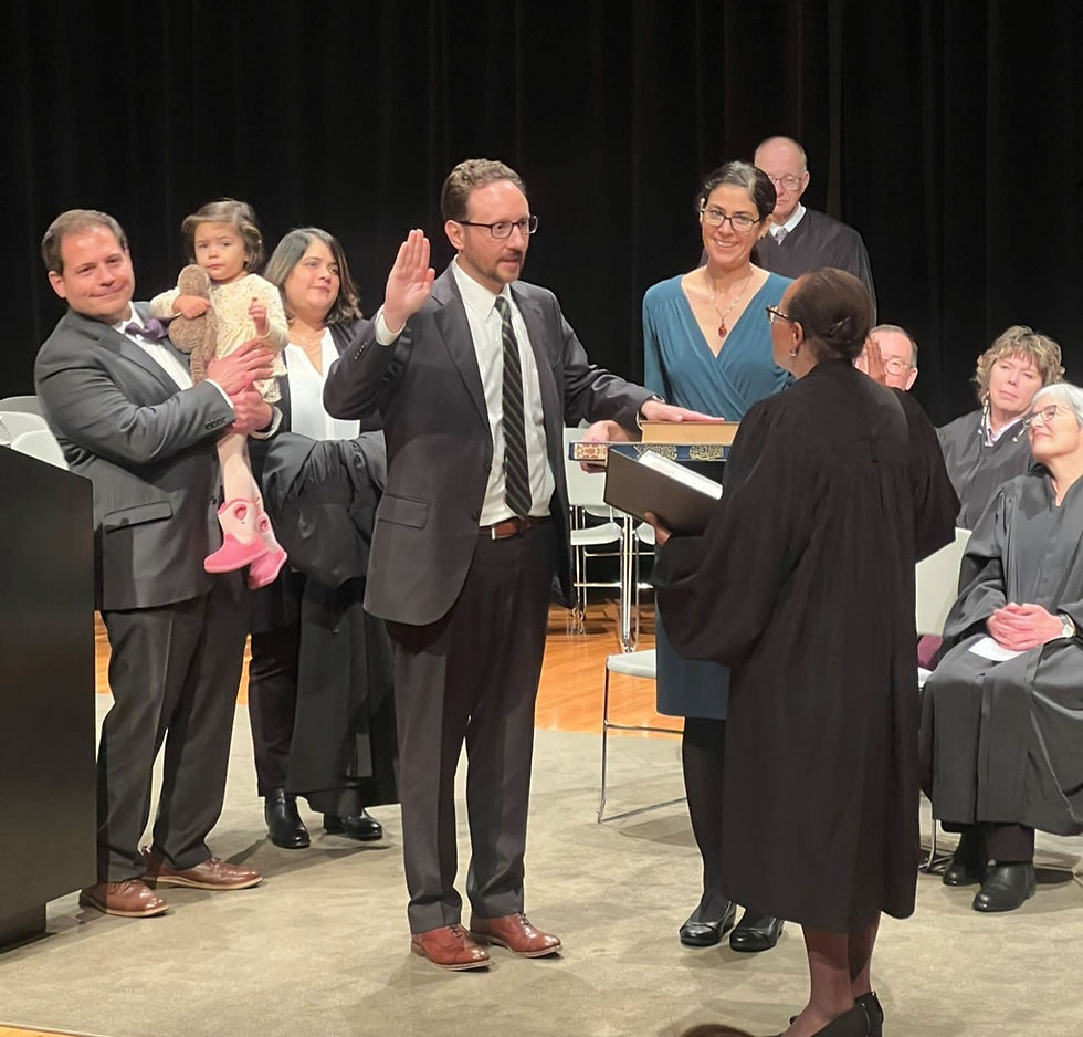 Justice Procaccini takes his Oath of office
