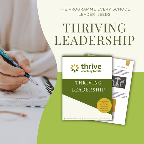 NZ Thriving Leadership for High Schools under 1500 students | Thrive For Life