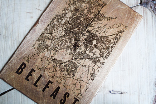 Belfast Map Poster | The Dribbly Yak Company