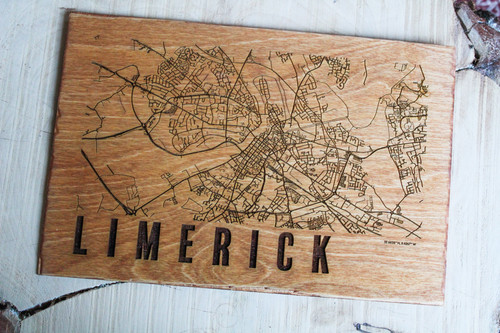 Limerick Map Poster | The Dribbly Yak Company