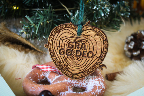 Grá Go Deo Christmas Bauble | The Dribbly Yak Company