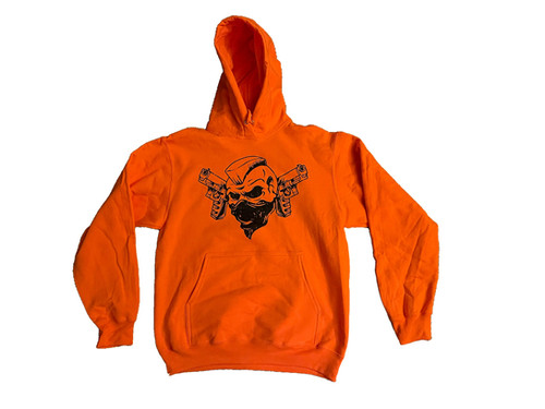 Force 5 Logo - Blaze Orange hoodie | Force 5 Records