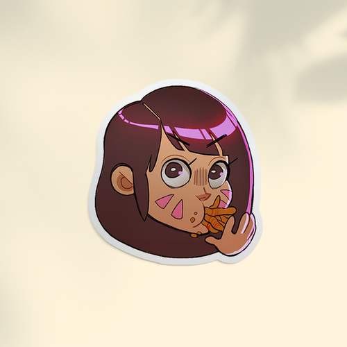 Dva Overwatch Sticker | Apselene