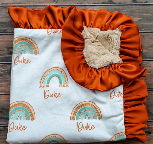 Personalized Boho Baby (Rust) | Cuddle Couture