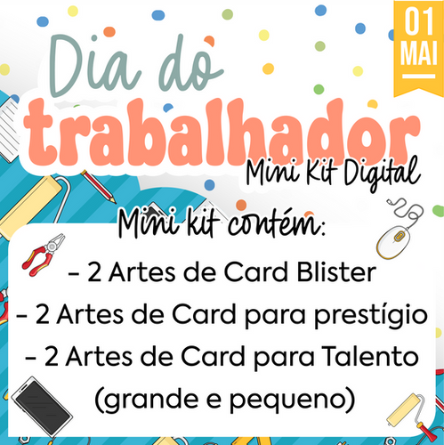 Mini Kit Dia do Trabalhador | Candy Design Doce