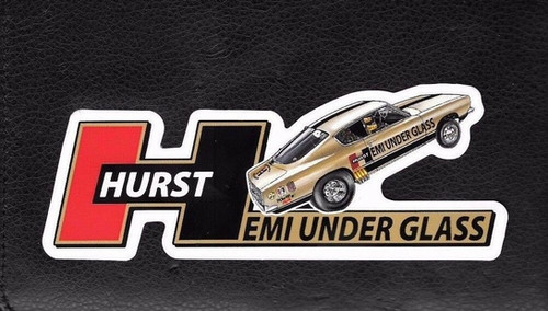 Hurst Hemi Under Glass Wheelstander Decal Sticker | HemiUnderGlass