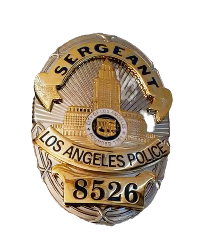 'Lethal Weapon 3' Martin Riggs Sergeant #8526 Prop Badge Replica L.A.P ...