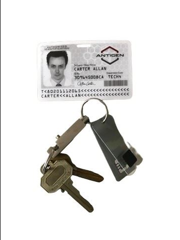 Underworld: Awakening Antigen ID's Allan Carter ID & Keys Film Props ...