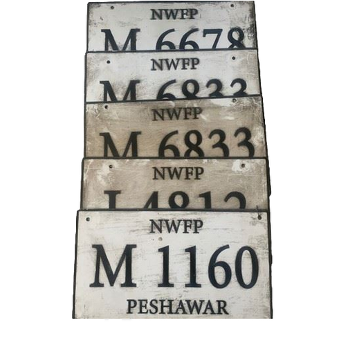 'Kite Runner' 2007 Pakistan (5) Screen Used license plate props ...