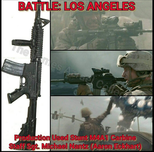 'BATTLE LOS ANGELES' SGT MICHAEL NANTZ (AARON ECKHART) PRODUCTION USED ...