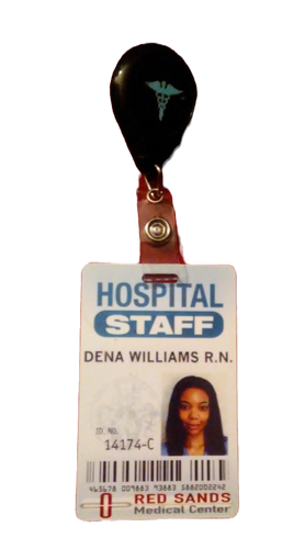 Sleepless Dena Williams (Gabrielle Union) Screen Used ID badge prop ...