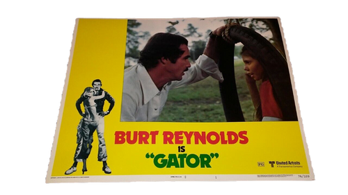Gator (Levy-Gardner-Laven,1976) 11X14 lobby card Starring Burt Reynolds ...