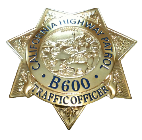 CHP "CHIP's" Prop Replica "Ponch" #B600 Badge | Hollywood Prop Badges