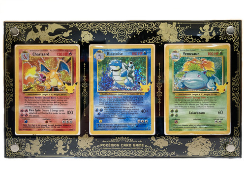 Pokemon TCG Evolution Display Frame - Charizard, Blastoise, Venusaur ...