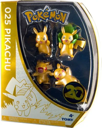 Pokemon 20th Anniversary Pikachu Figure Set Vol.1 | Seriously Japan