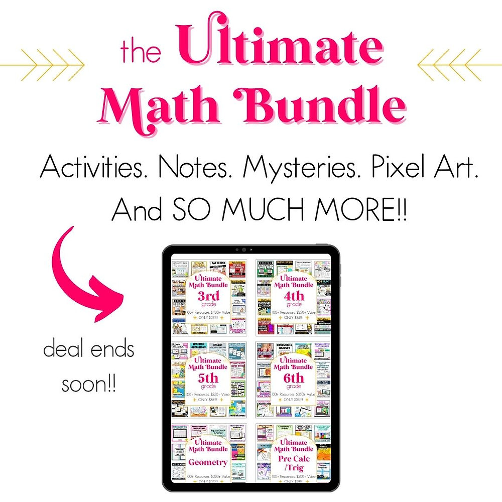 Level Up Your Math Class with the Epic Ultimate Math Bundle!