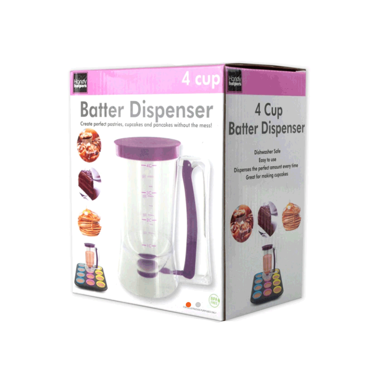 Batter Dispenser with Squeeze Handle | templateinvitations