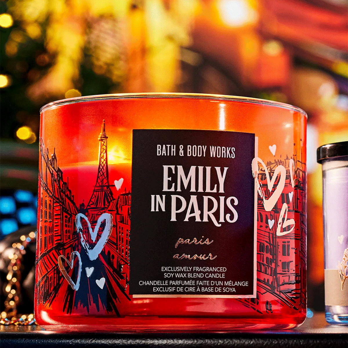 Emily In Paris Paris Amour 3- Wick Candle | templateinvitations