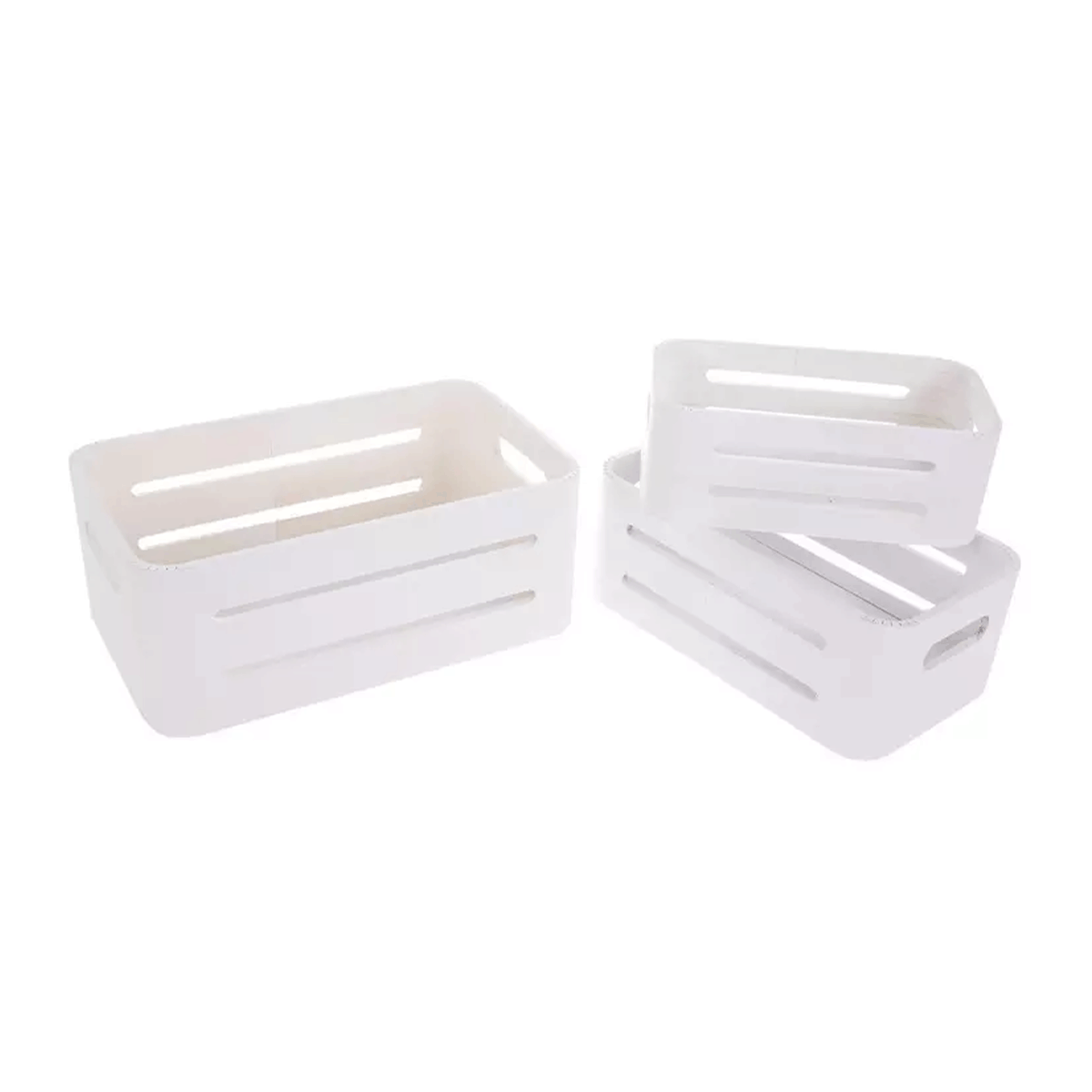 White Rectangle Wood Crates | templateinvitations