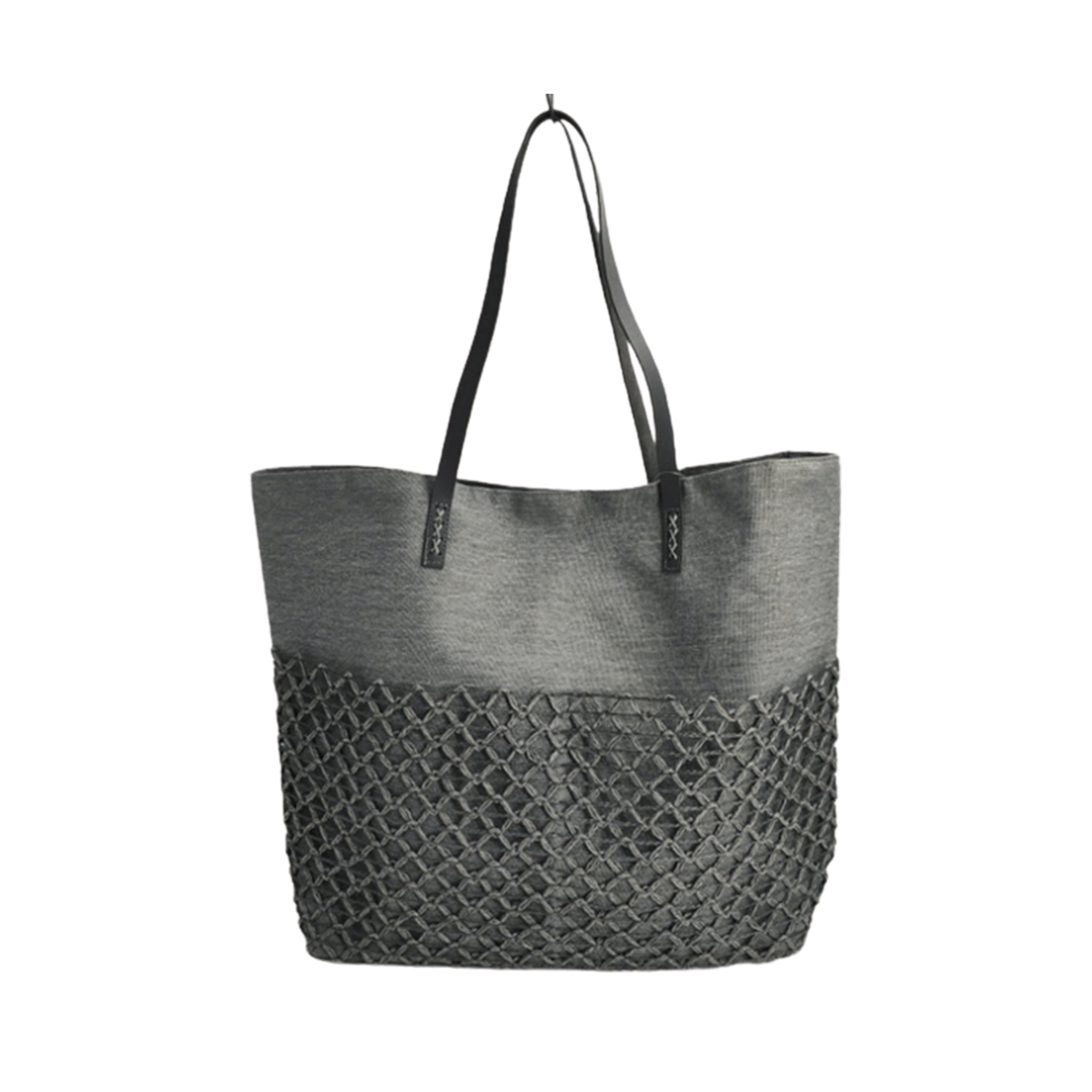 Netted Fashion Canvas Tote Bag | templateinvitations