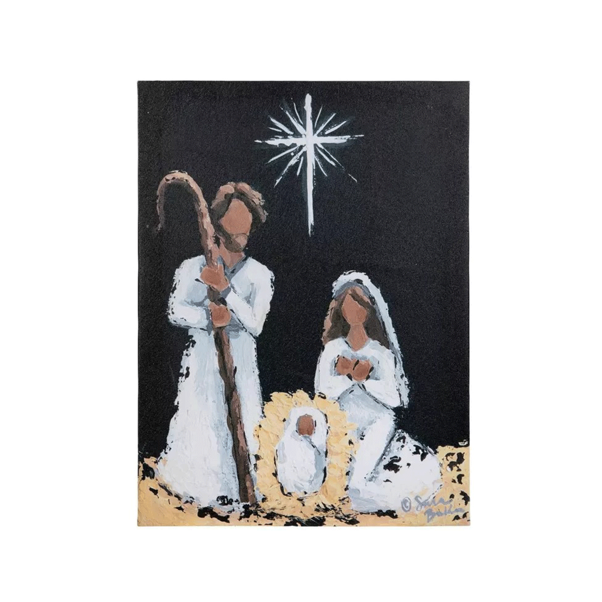 Nativity Scene Canvas Wall Decor | My Gifting at Template on Jerome Ave
