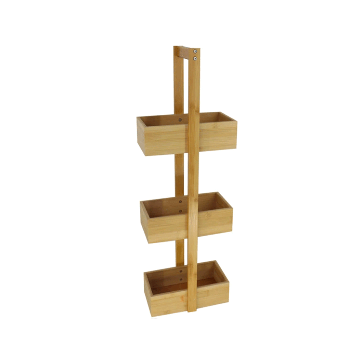 30" Three-Level Bamboo Wood Shelf Organizing Unit | My Gifting at ...