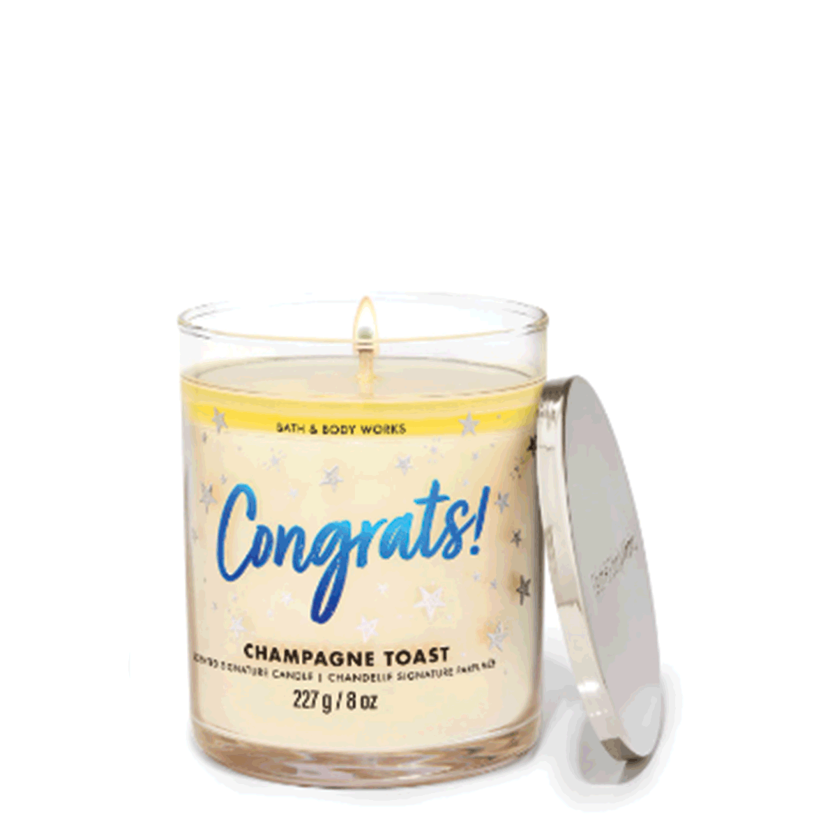 Bath and Body Works Congrats Single Wick Candle | templateinvitations
