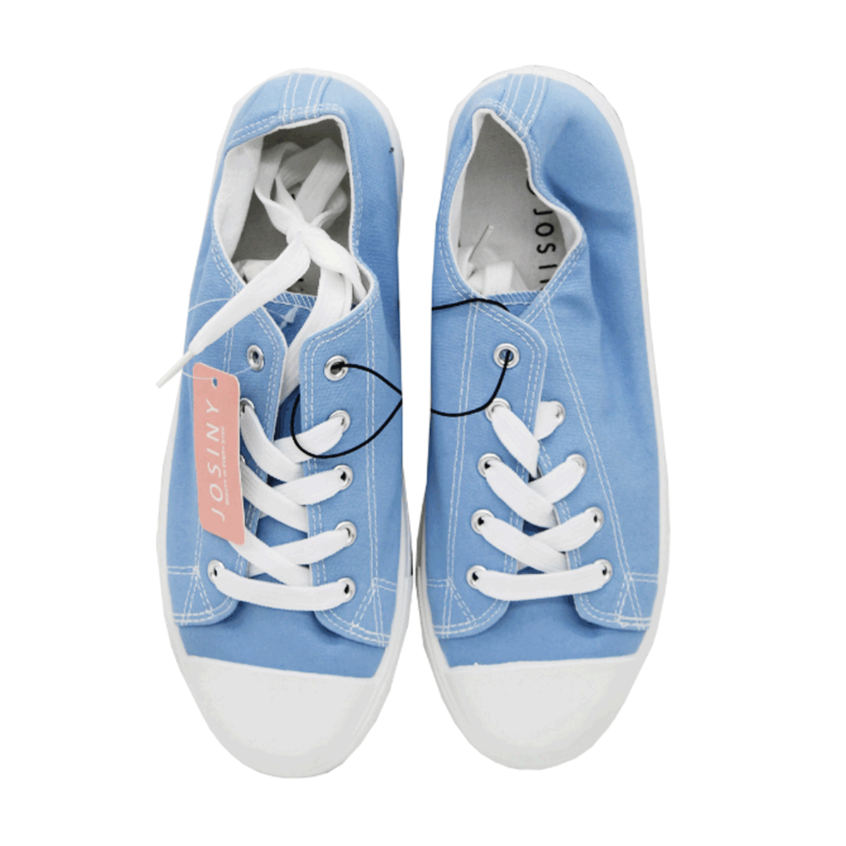Women's Blue Low Top Sneaker Shoes | templateinvitations