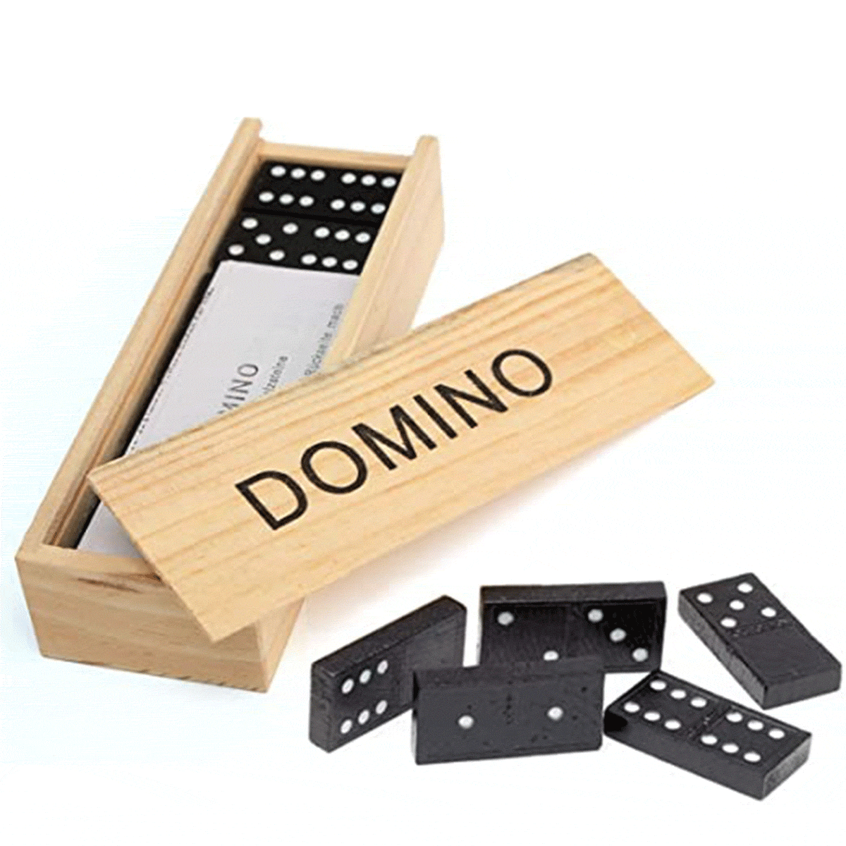 Domino Set in Wooden Box | templateinvitations