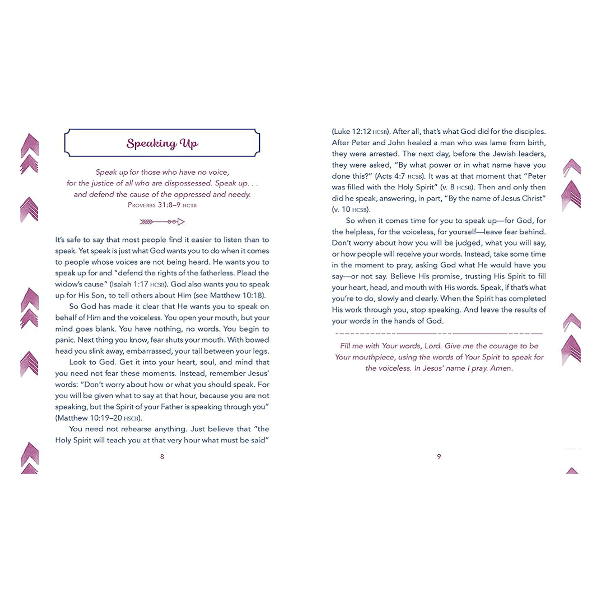 Unafraid: Devotions and Prayers for A Courageous Heart ...