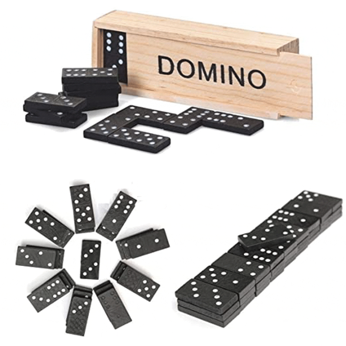 Domino Set in Wooden Box | templateinvitations