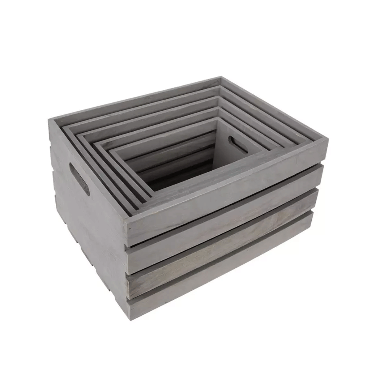 Grey Washed Wood Crates | templateinvitations