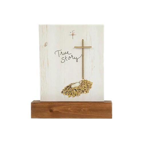 True Story Manger and Cross Wood Decor | My Gifting at Template on ...
