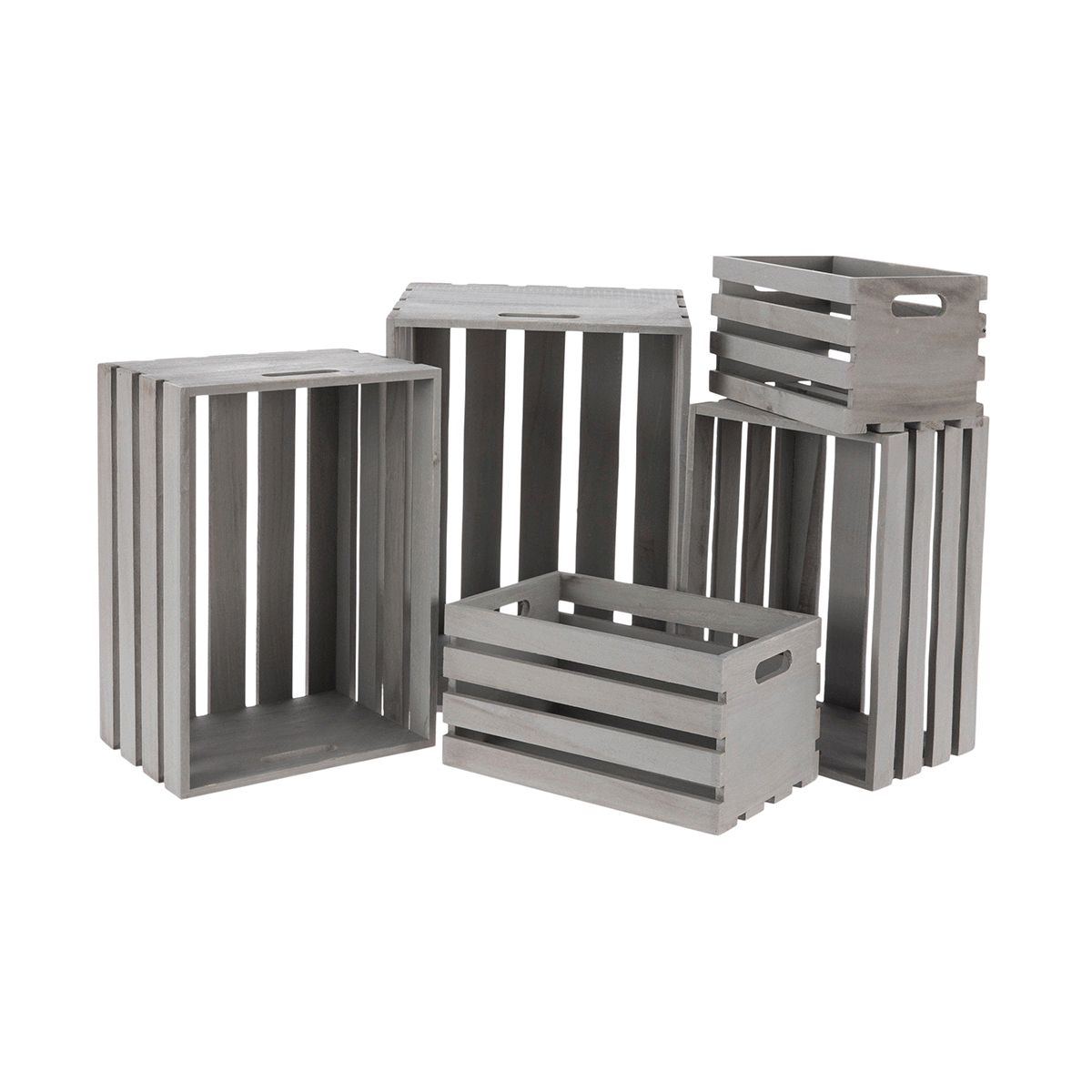 Grey Washed Wood Crates | templateinvitations