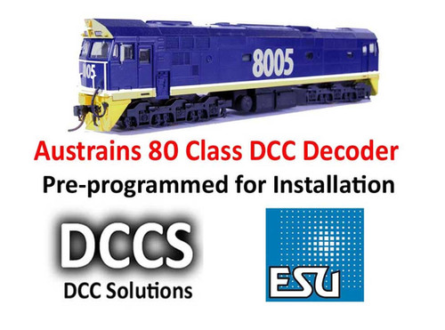 ESU Decoder for the Austrains 80 Class | DCC Solutions